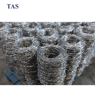 Two-basic barbed wire, zinc coated, “IOWA” type